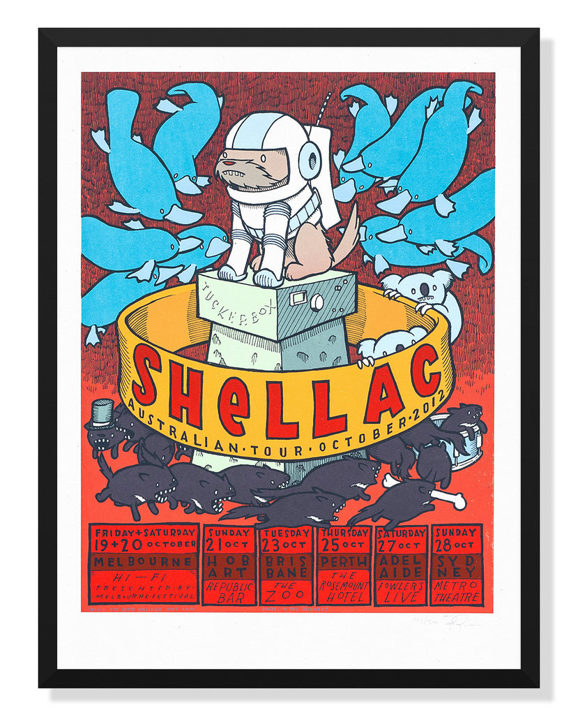 Shellac Australian Tour – The National Poster Retrospecticus