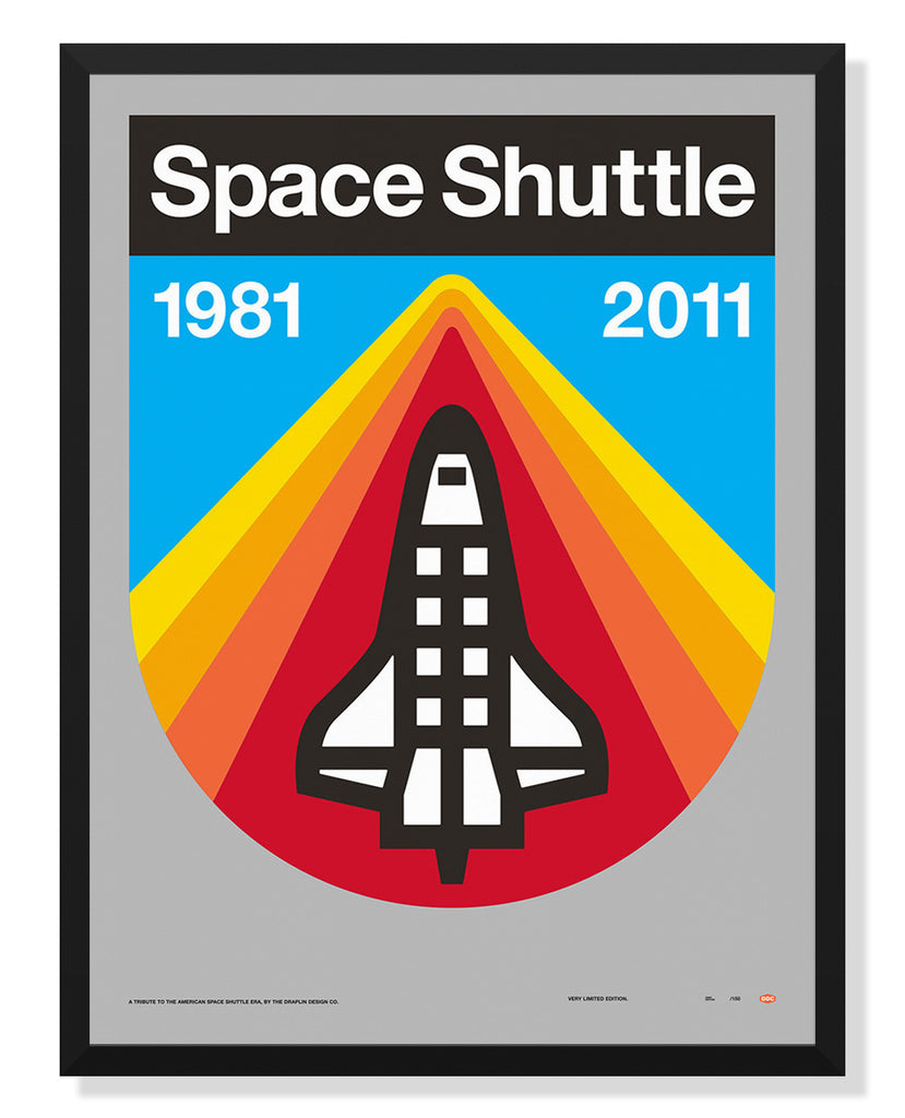 Space Shuttle Poster By Aaron Draplin – The National Poster Retrospecticus