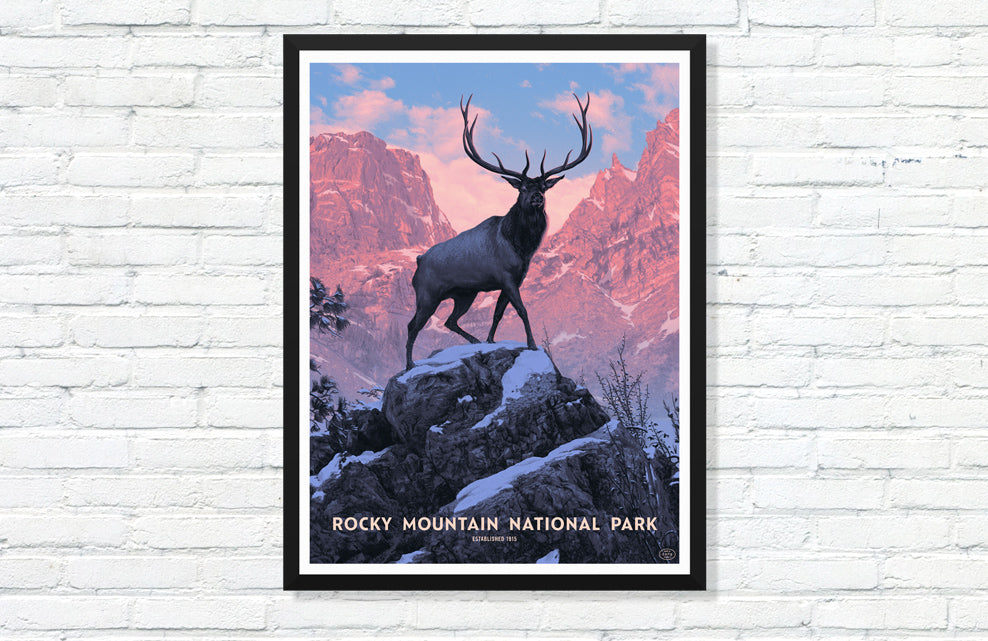 Rocky Mountain National Park Poster by Rory Kurtz – The National Poster ...